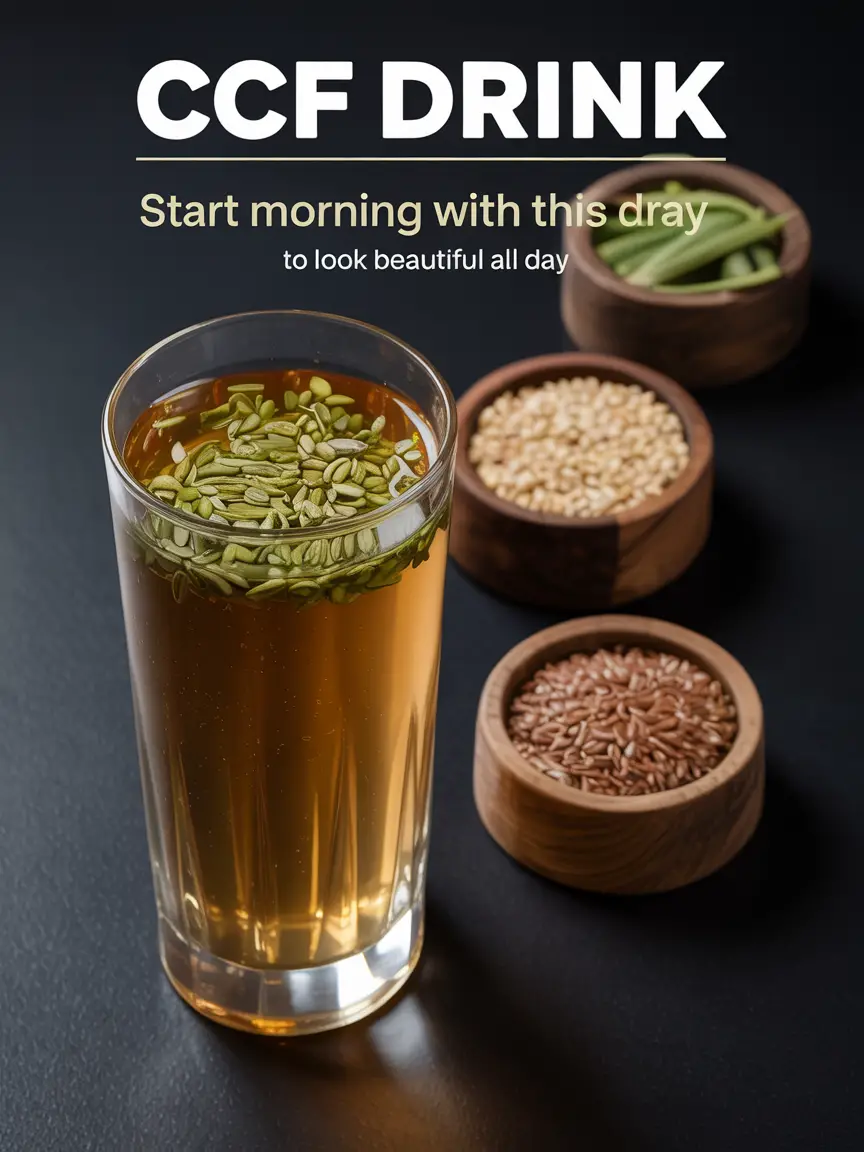 How to Make CCF Drink for Glowing Skin (Cumin, Coriander & Fennel Tea)